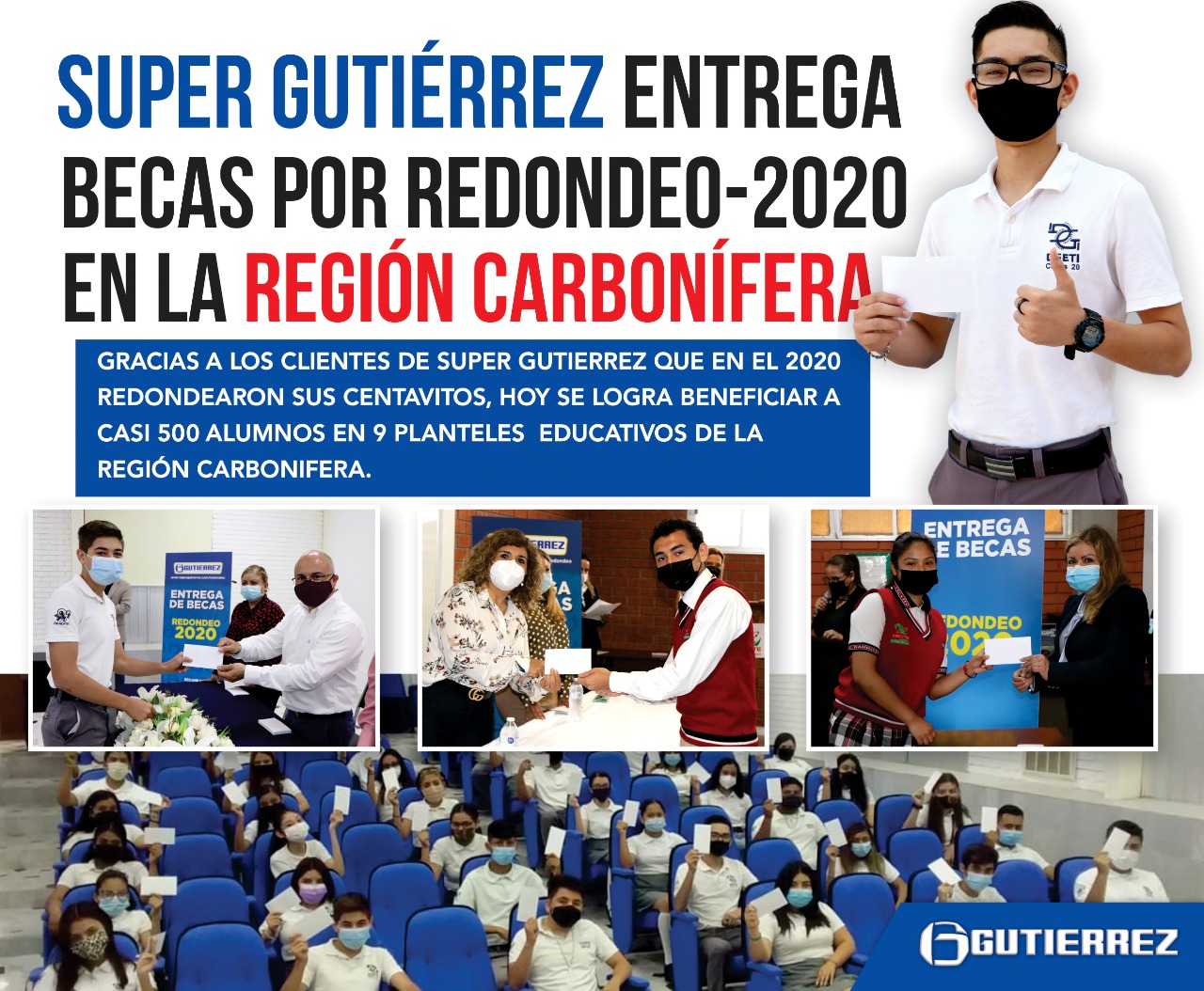 Gutiérrez Web | SUPER GUTIERREZ ENTREGA BECAS POR REDONDEO-2020 EN LA ...