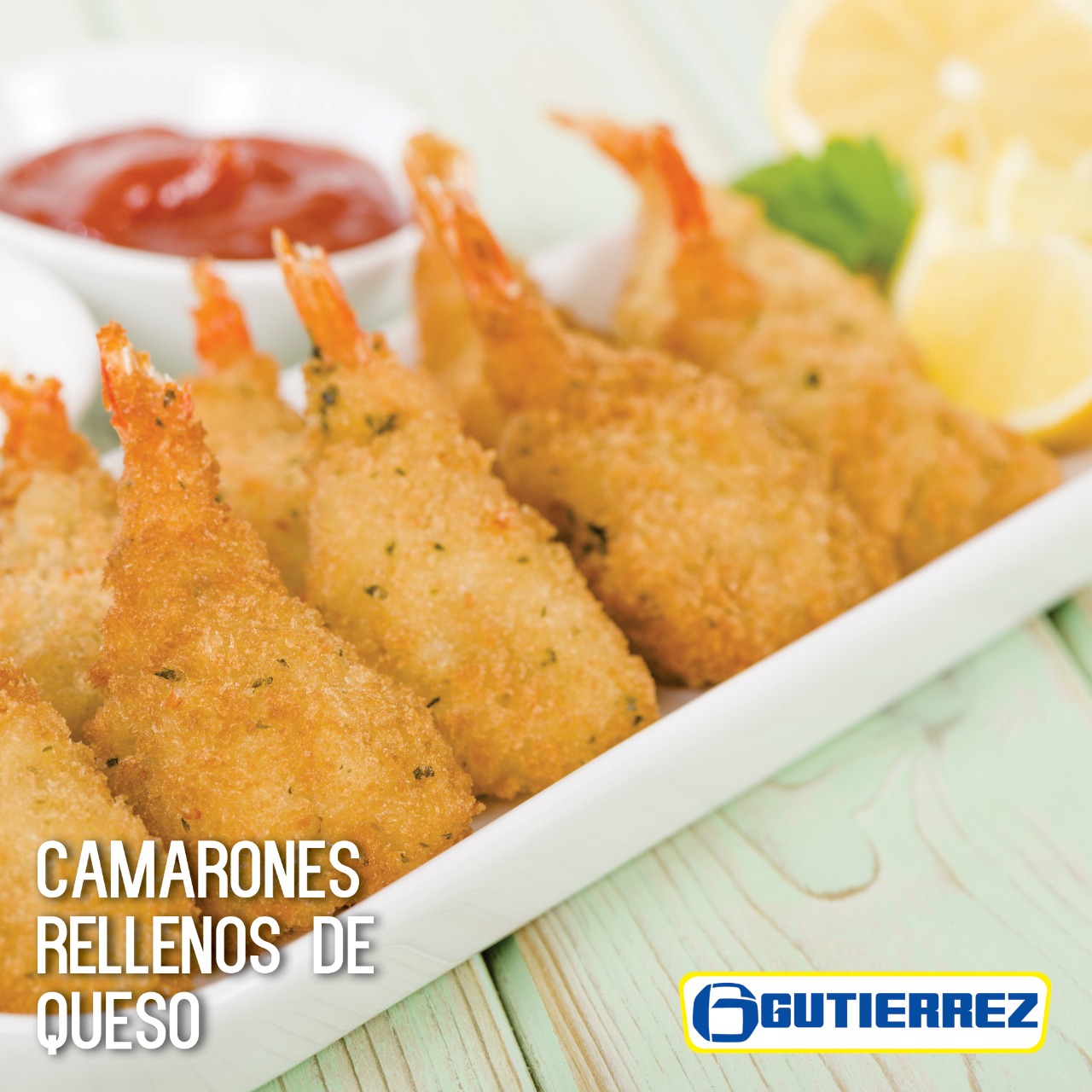Gutiérrez Web | CAMARONES EMPANIZADOS RELLENOS